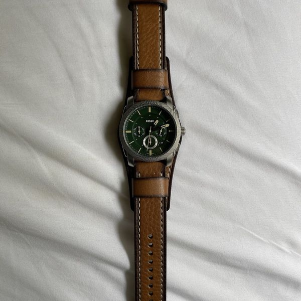 Fossil Watch FS5962 Green Dial NEW | WatchCharts Marketplace