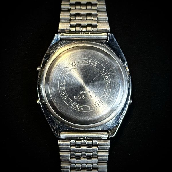 ð c.1980s Casio Made In Japan 56QS-38 Time-Scan Chronograph Casiotron ...
