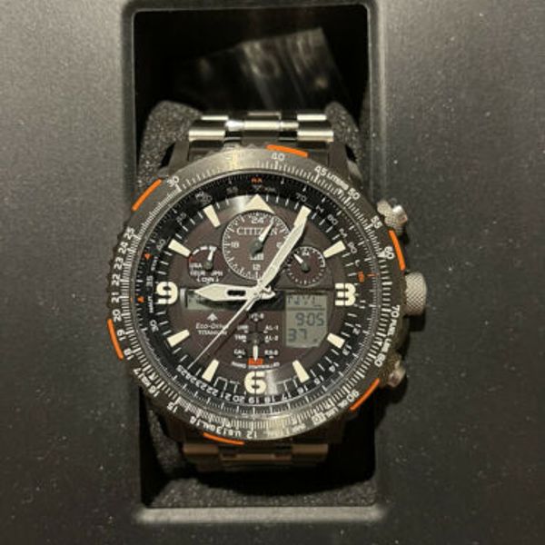 Citizen JY8108-53E Men's Promaster Skyhawk Titanium Watch - Silver ...