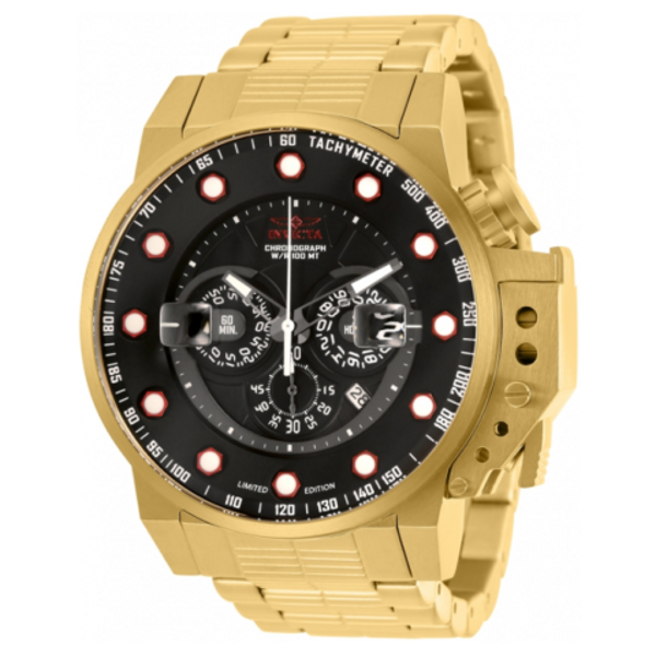 Invicta I-Force Bomber Limited Men's 50mm Gold Chronograph Watch 30639 ...