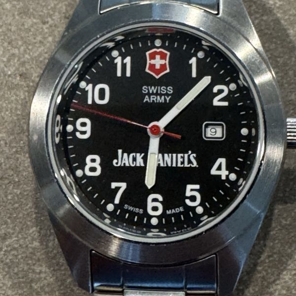 Victorinox Swiss Army w/ Jack Daniel's Logo Quartz Watch 34mm ...