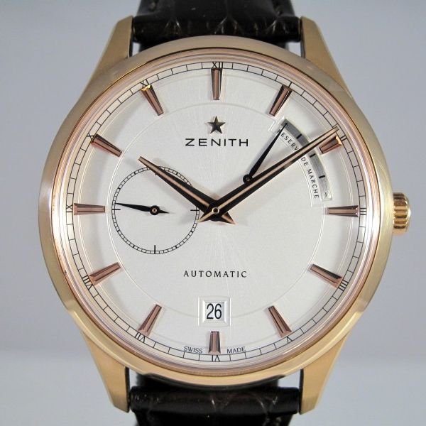 FS: Zenith Captain Elite Power Reserve 18K Rose Gold NEW 2017 ...