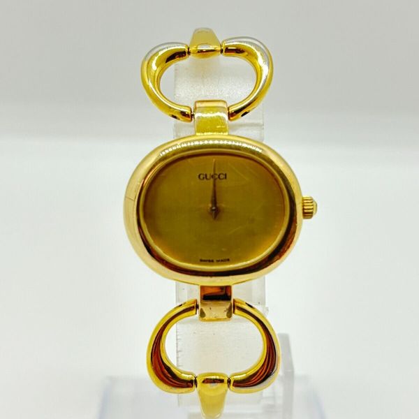 Gucci Watch 1600 25mm Women's Gold Vintage Watch sold as-is For Parts ...