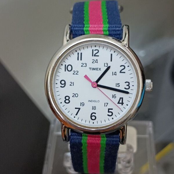 TIMEX WEEKENDER Women's Watch Nylon Nato Strap 31 mm | WatchCharts ...