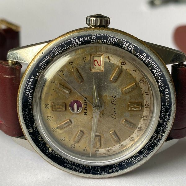 Vintage Rado Over Pole World TimeAutomatic Cal. as1700-01 | WatchCharts ...