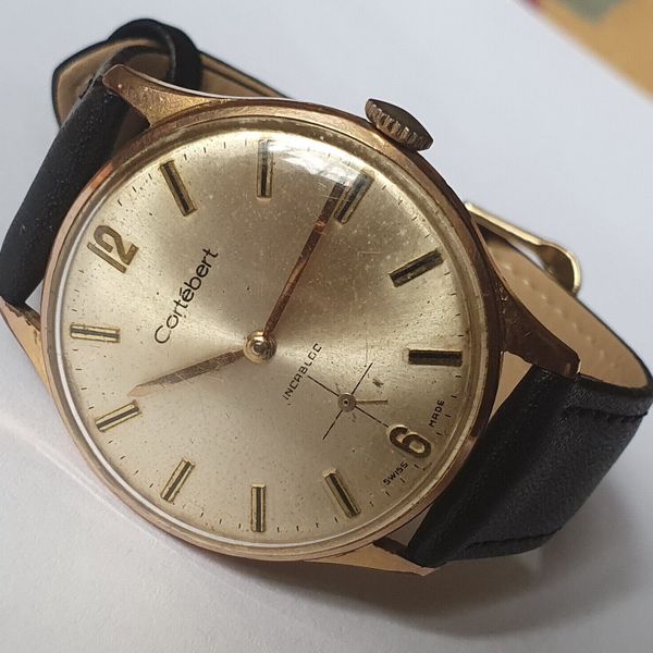 Vintage CORTEBERT Incabloc 60 1ers Prix Observatoires 17J UT6325 Swiss ...