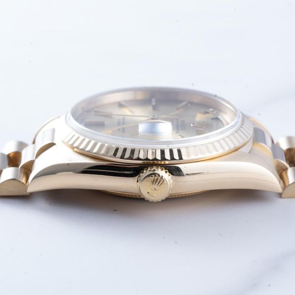 [WTS] 1990 Rolex Day-Date Ref. 18238 with Champagne Stick Dial ...