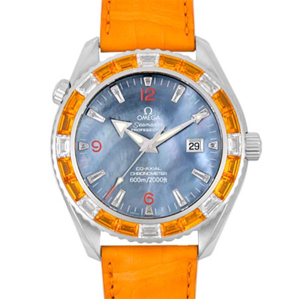 Omega OMEGA Seamaster Planet Ocean 600M Professional Co-Axial Diamond ...
