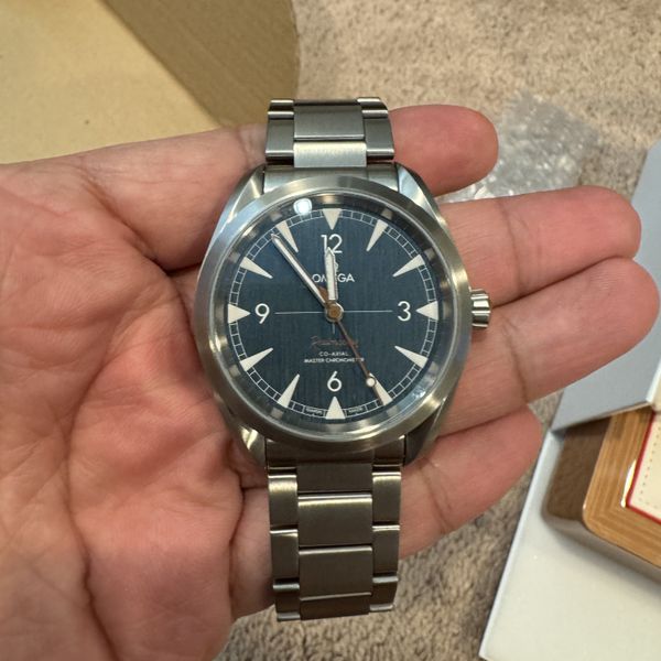 FS: Omega Seamaster Railmaster Blue | WatchCharts