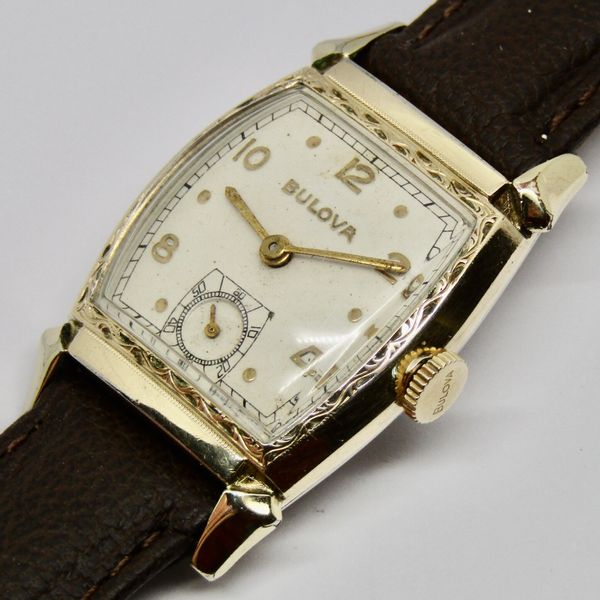 Bulova vintage hand winding tank watch - 1951 | WatchCharts Marketplace