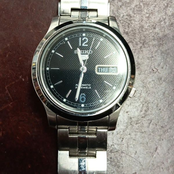 Seiko 5 Automatic 7S26-02J0 / 7S26A Vintage All Stainless Steel FREE ...