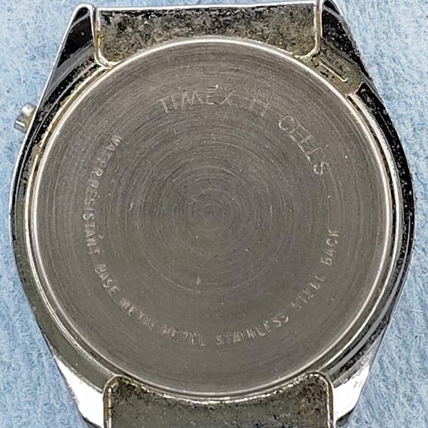 C mens Vintage Timex SSQ Red Led Electronic Digital Watch Old Parts lot ...