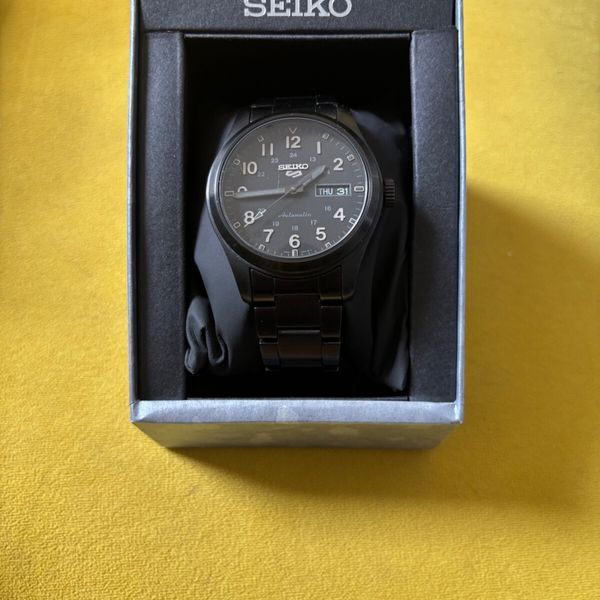 Seiko Sports 5 Stealth | WatchCharts Marketplace