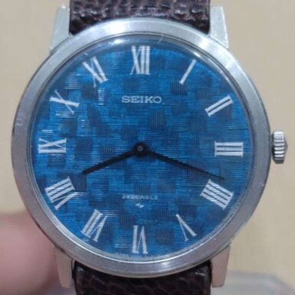 VERY NICE VINTAGE SEIKO CHARIOT 2559 24J SS HAND WINDING JAPAN MEN ...