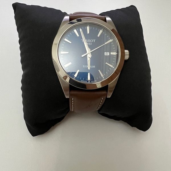 Tissot Gentleman Titanium (Blue Dial) | WatchCharts Marketplace