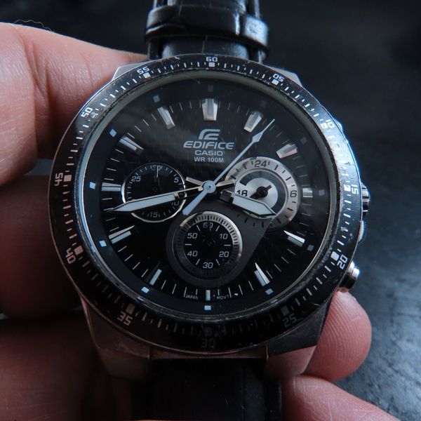 EF-552 Casio Edifice Chronograph Quartz Men Watch | WatchCharts Marketplace