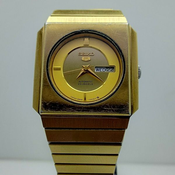 VINTAGE SEIKO 5 2949-0110 AUTOMATIC GOLD WOMEN'S WATCH | WatchCharts