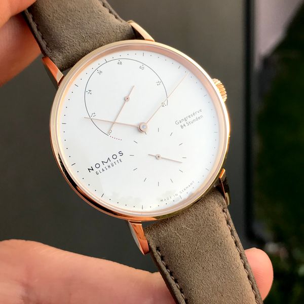 Nomos Lambda 39 952 - Rose Gold | WatchCharts Marketplace