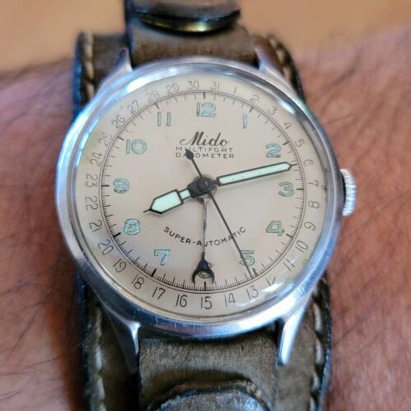 Mido Multifort Datometer Super-Automatic vintage triple calendar ...
