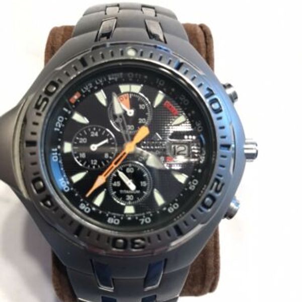 CITIZEN ECO-DRIVE TITANIUM Aqualand 200m Diver's Watch (B741-H31535 HST ...