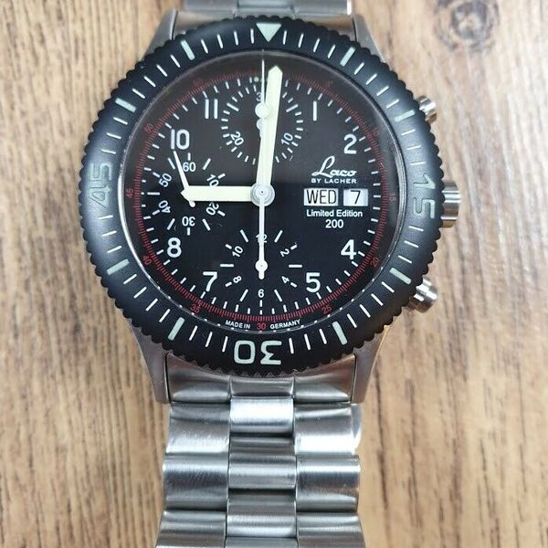 Laco by Lacher Limited Edition 200 ETA 7750 Chronograph German ...
