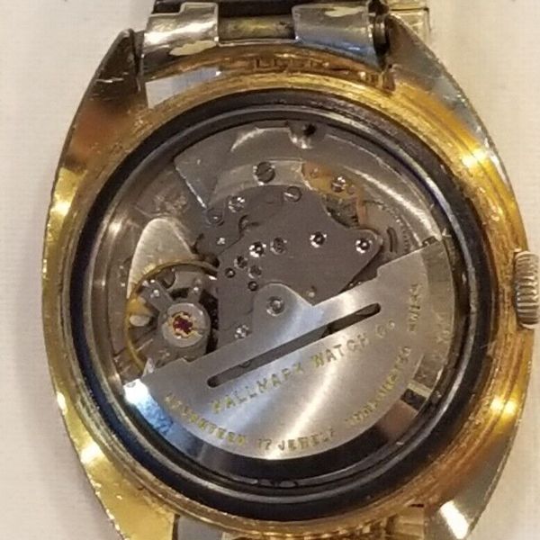 Vintage Waltham 17 Jewels Self Winding Automatic Watch Hallmark Mvmnt ...