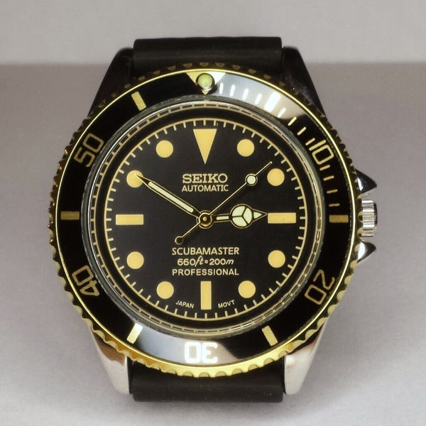 A Custom Made Seiko Mod. Scuba Master Divers Watch. Quartz Movement ...