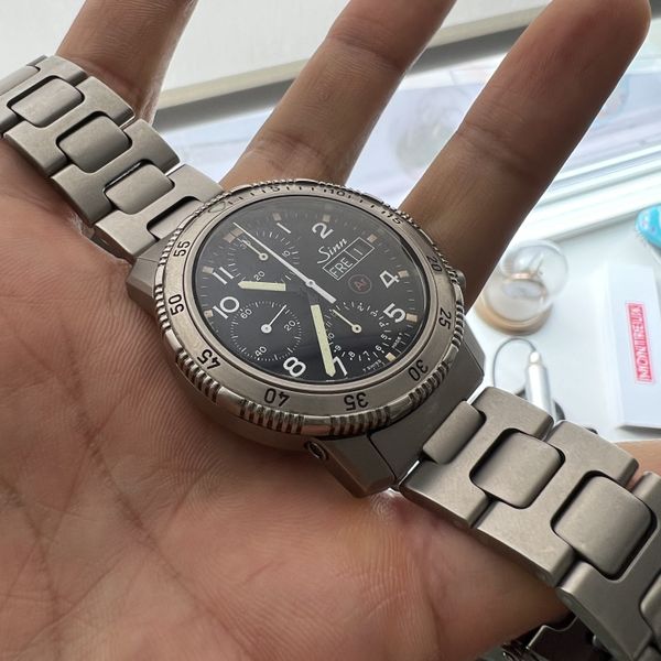 FS: Rare Sinn 203 Ti Ar Diver Chronograph with tritium lume ...