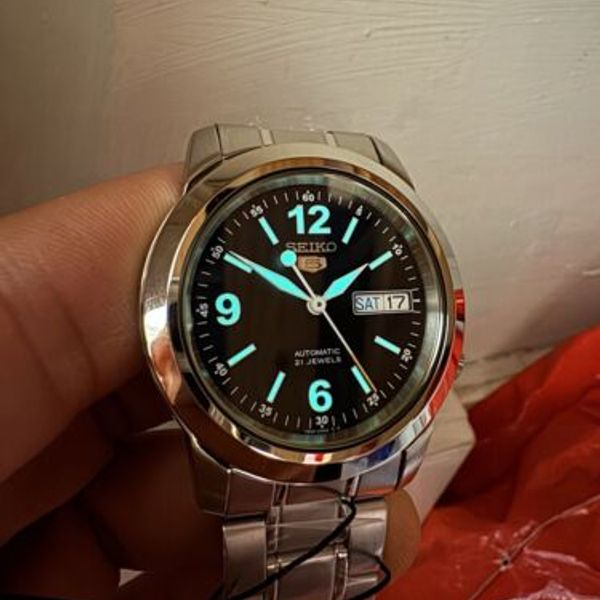 Seiko SNKE61 Watch Automatic Explorer Day Date Blue Dial Watch ...