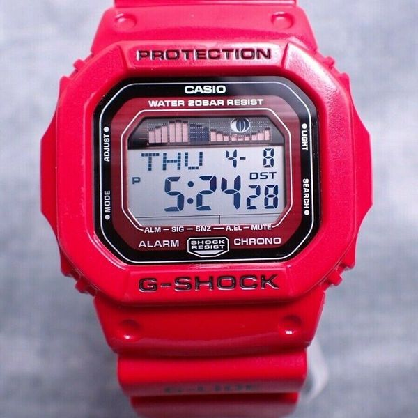 Casio G-Shock G-Lide Red Tide Watch GLX-5600 3151 | WatchCharts Marketplace