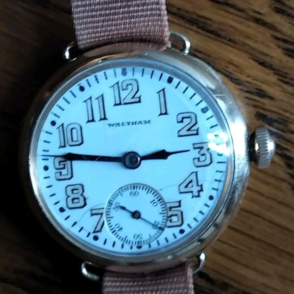 1920s Waltham Wire Lug 15 Jewel Mens Trench Style Watch | WatchCharts ...