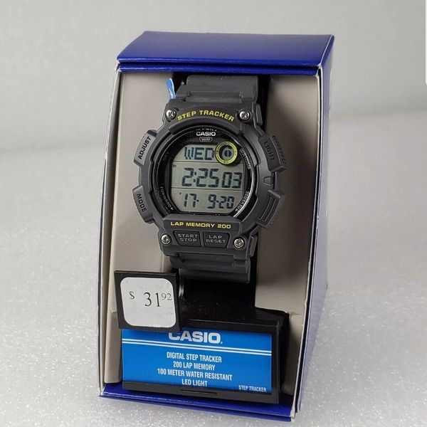 CASIO WS2100H-1A2VKC MEN'S WATCH DIGITAL STEP TRACKER 100M WATER ...