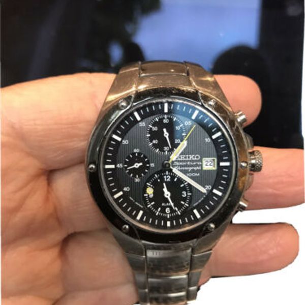 Seiko Sportura Titanium Men's 7T62-0A60 Alarm Chrono Watch - 100m | WatchCharts