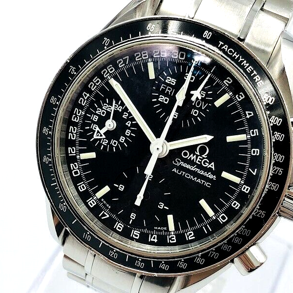 OMEGA SPEEDMASTER 3520.50 Automatic Watch St.Steel Chronograph Pointer ...