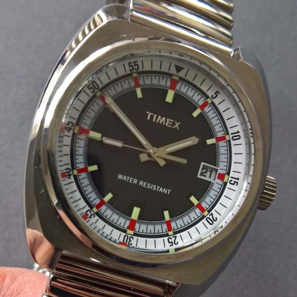 Timex 1970s Original Reissue Watch T2N392 - Quartz with Indiglo ...