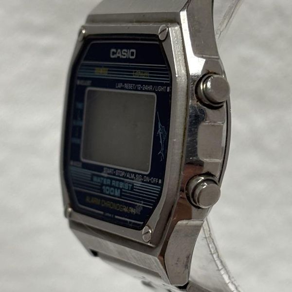 Casio Marlin W-350 Quartz 36mm Men's Watch Blue Dial Used | WatchCharts ...