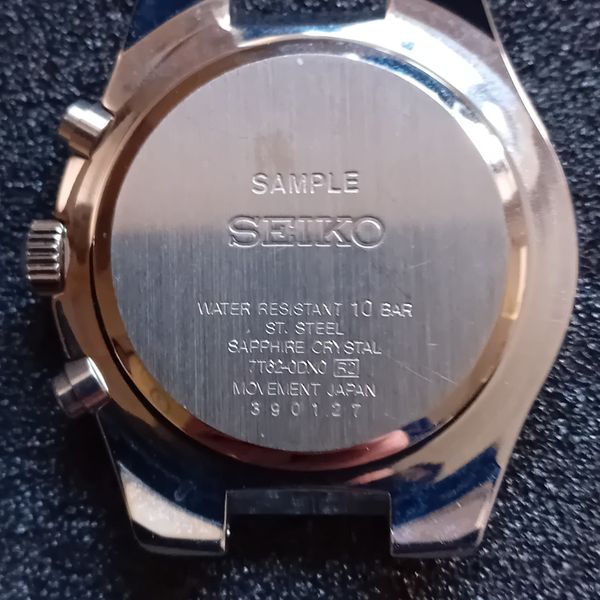 Seiko Chronograph 100m - 7T62 0DX0- SAMPLE WATCH *Non Working ...