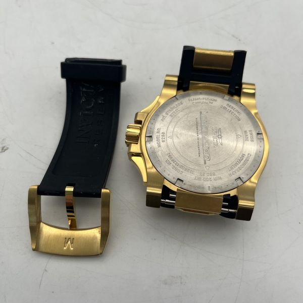 Invicta Reserve Excursion 6268 Chronograph Black Gold Quartz 50mm ...