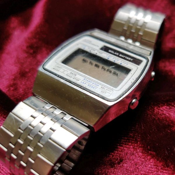 Vintage Seiko Men's Solar Battery Digital Watch 1970s (A156-5020 ...