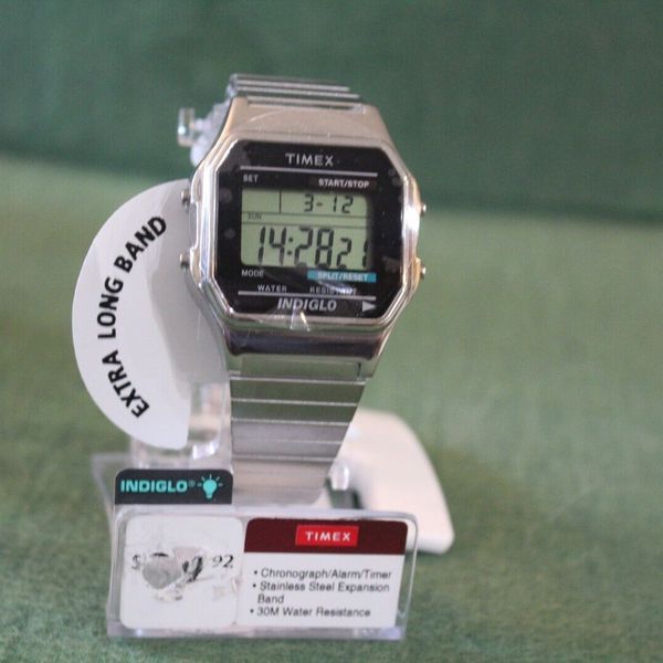 Men's Timex Classic Digital Dress Chronograph Watch T78582 T78582WF | WatchCharts Marketplace