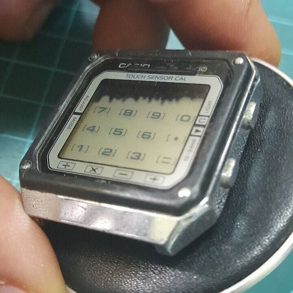 Rare Vintage (1983) Casio TC-500 Touch Calculator Watch *Spare-Parts ...