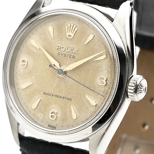 Rolex Oyster Swiss â 1955â Ref 6480 Gents Vintage Steel Watch ...