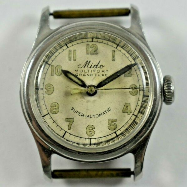 Vintage Mido Multifort Grand Delux Super Automatic Cal.816 Wrist Watch ...