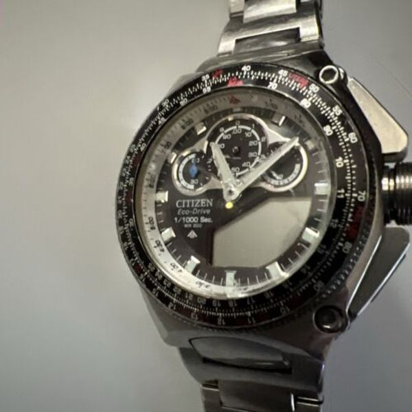 Citizen Menâ s Eco Drive Promaster SST Alarm Chronograph Bracelet Watch ...