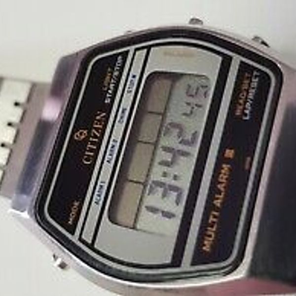 VINTAGE CITIZEN MULTI ALARM III LC WATCH MADE IN JAPAN | WatchCharts