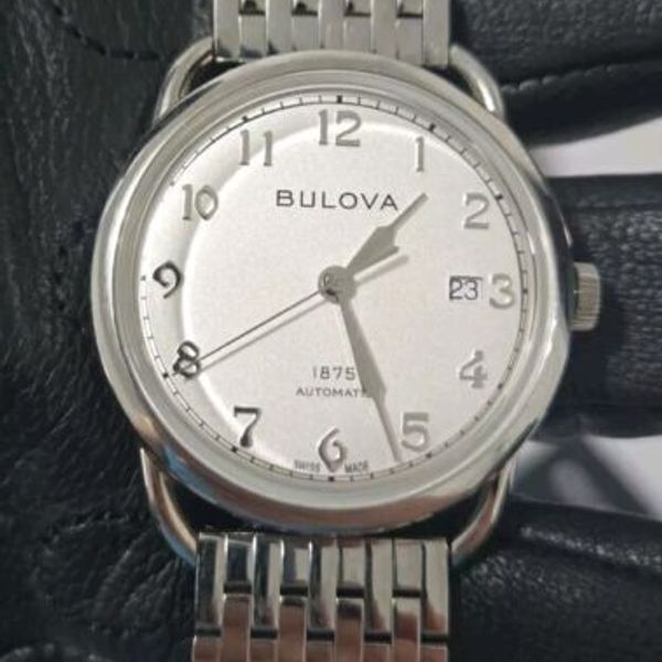 Bulova Commodore 39 mm Silver Stainless Steel #32 /350 Limited ...