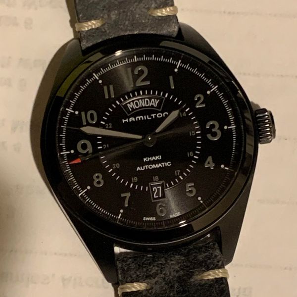 [WTS] Hamilton Khaki Day Date Pvd Auto 42mm H70695735 with Colareb ...