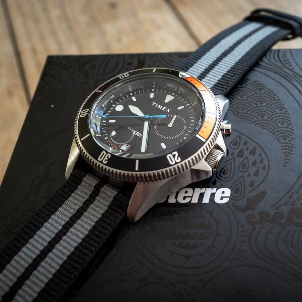 [$170 USD] FS - Timex x Finisterre tide tracking quartz dive watch ...