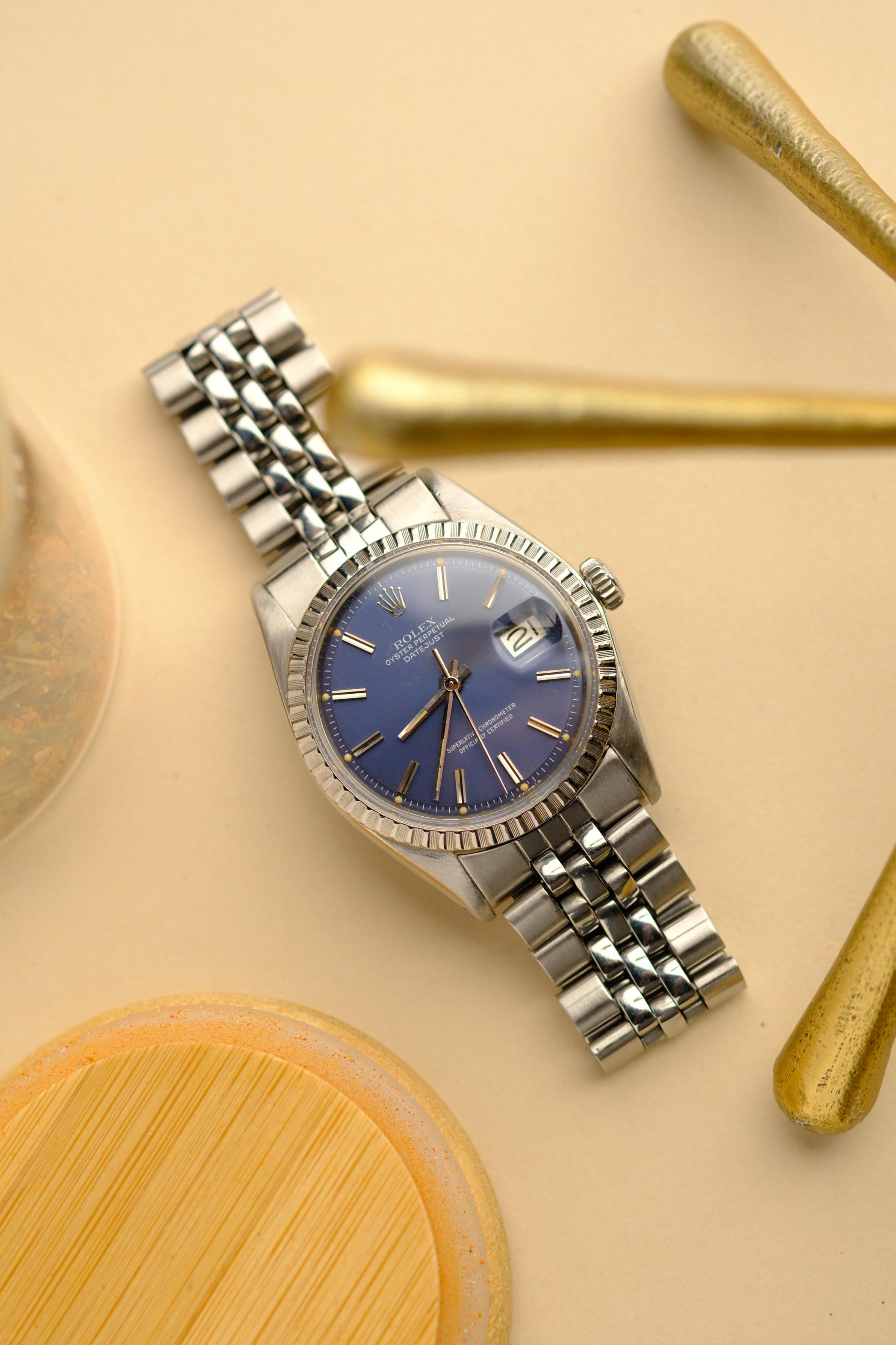 [WTS] Rolex Datejust 1603 Indigo Dial w/ Cream Patina - 1978 | WatchCharts