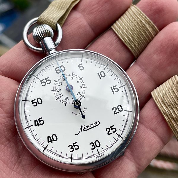 [WTS] MINERVA Rare and Vintage Stopwatch, SWISS MADE 1960s, SHIPPED ...